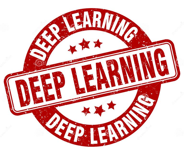 Deep Learning Stamp. Deep Learning Label. Round Grunge Sign Stock ...