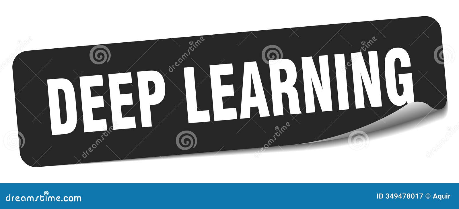 Deep Learning Sticker. Deep Learning Label Stock Vector - Illustration ...