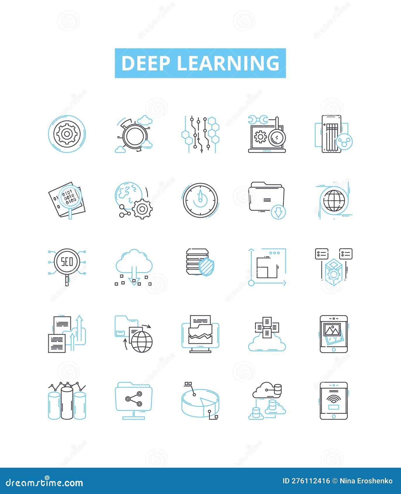 Deep Learning Vector Line Icons Set. Deep, Learning, Neural, Networks ... Deep Learning Vector Line Icons Set. Deep, Learning, Neural, Networks ...