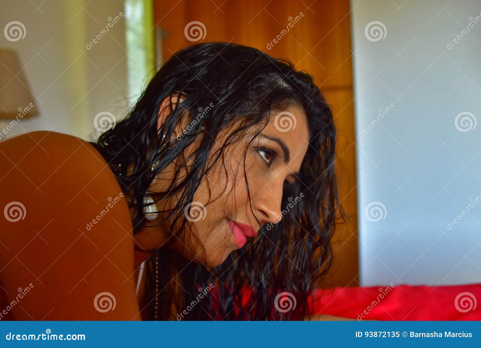 Deep look. Female beauty stock image. Image of woman - 93872135