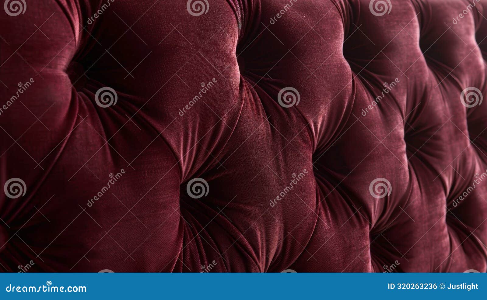 Deep Maroon Velvet with Raised Diamondshaped Tufting Adding Depth and ...