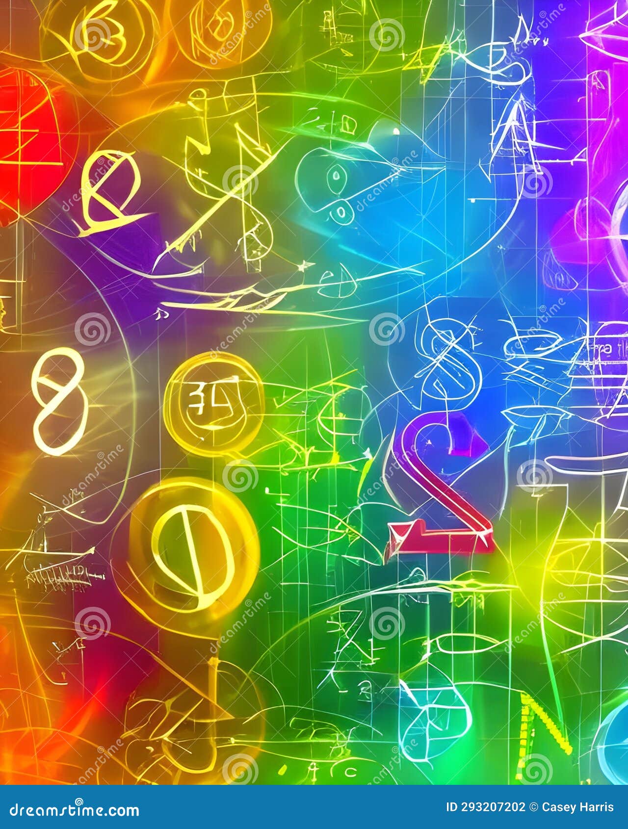 Deep maths equation stock illustration. Illustration of pattern - 293207202