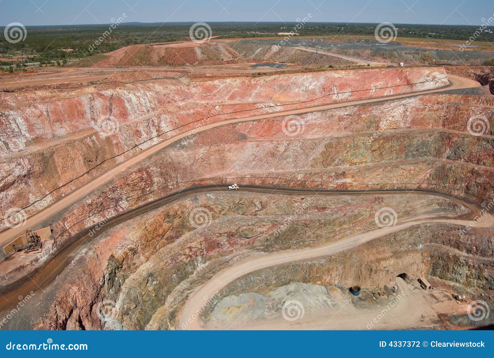 Deep Mine at cobar stock photo. Image of industrial, geology - 4337372