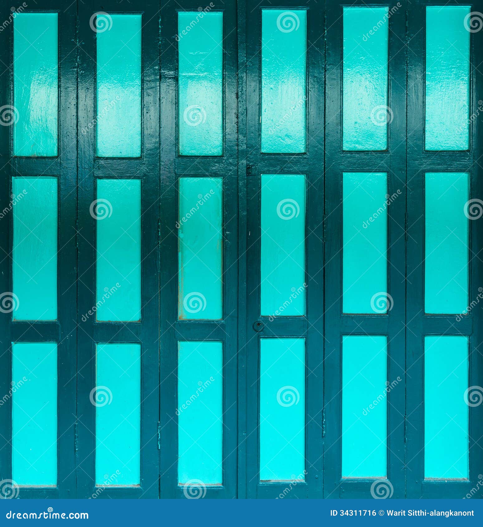 Deep mint green door stock photo. Image of blue, building - 34311716
