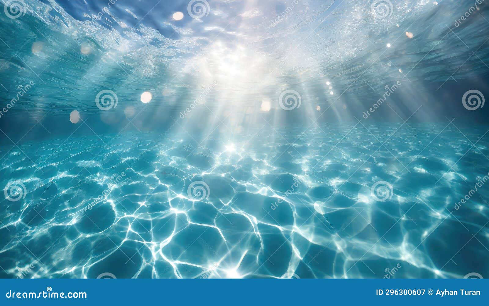 Deep Ocean Aqua Background . Stock Image - Image of wave, pattern ...
