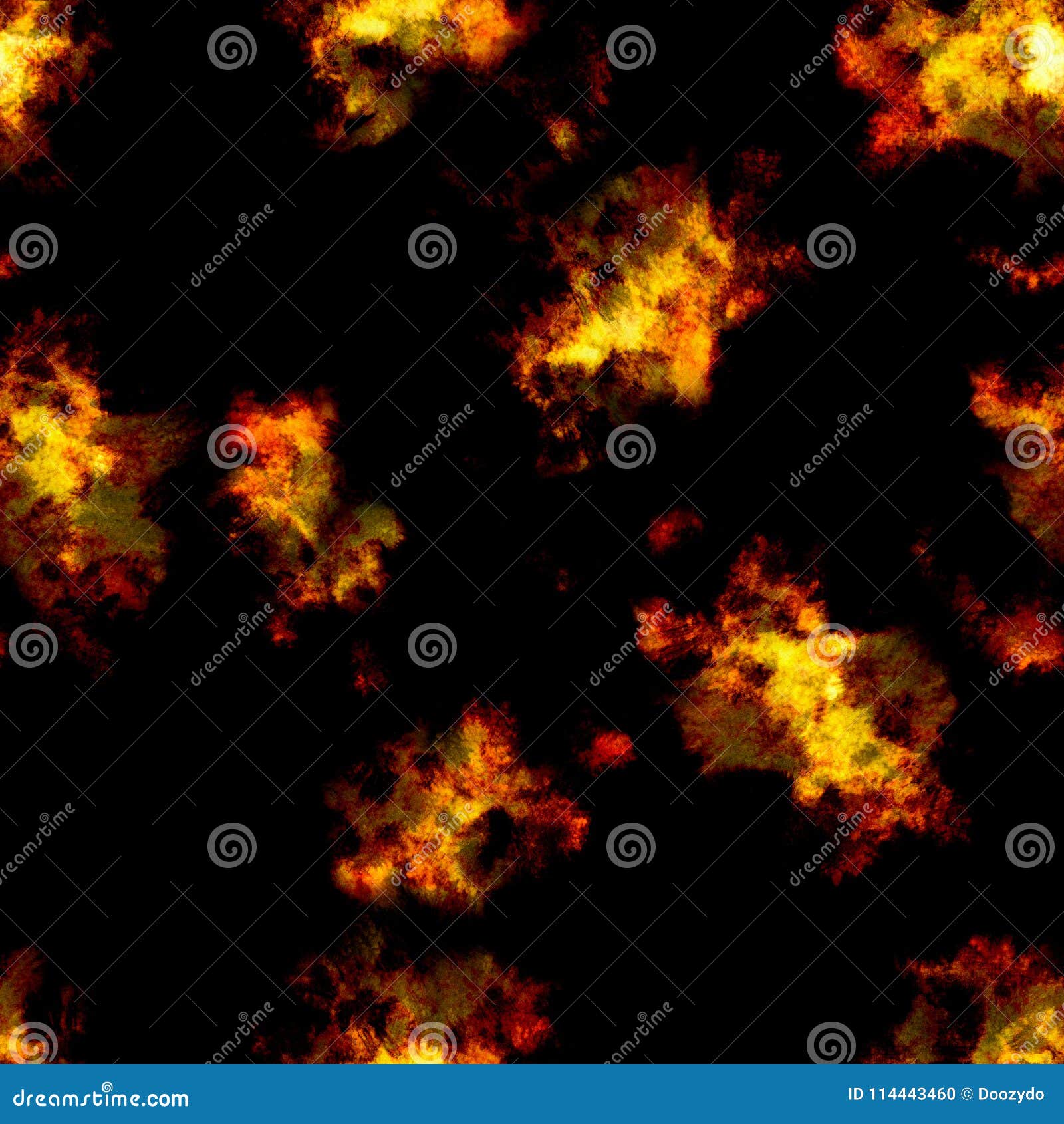 Deep Orange Splashes Pattern. Stock Illustration - Illustration of ...