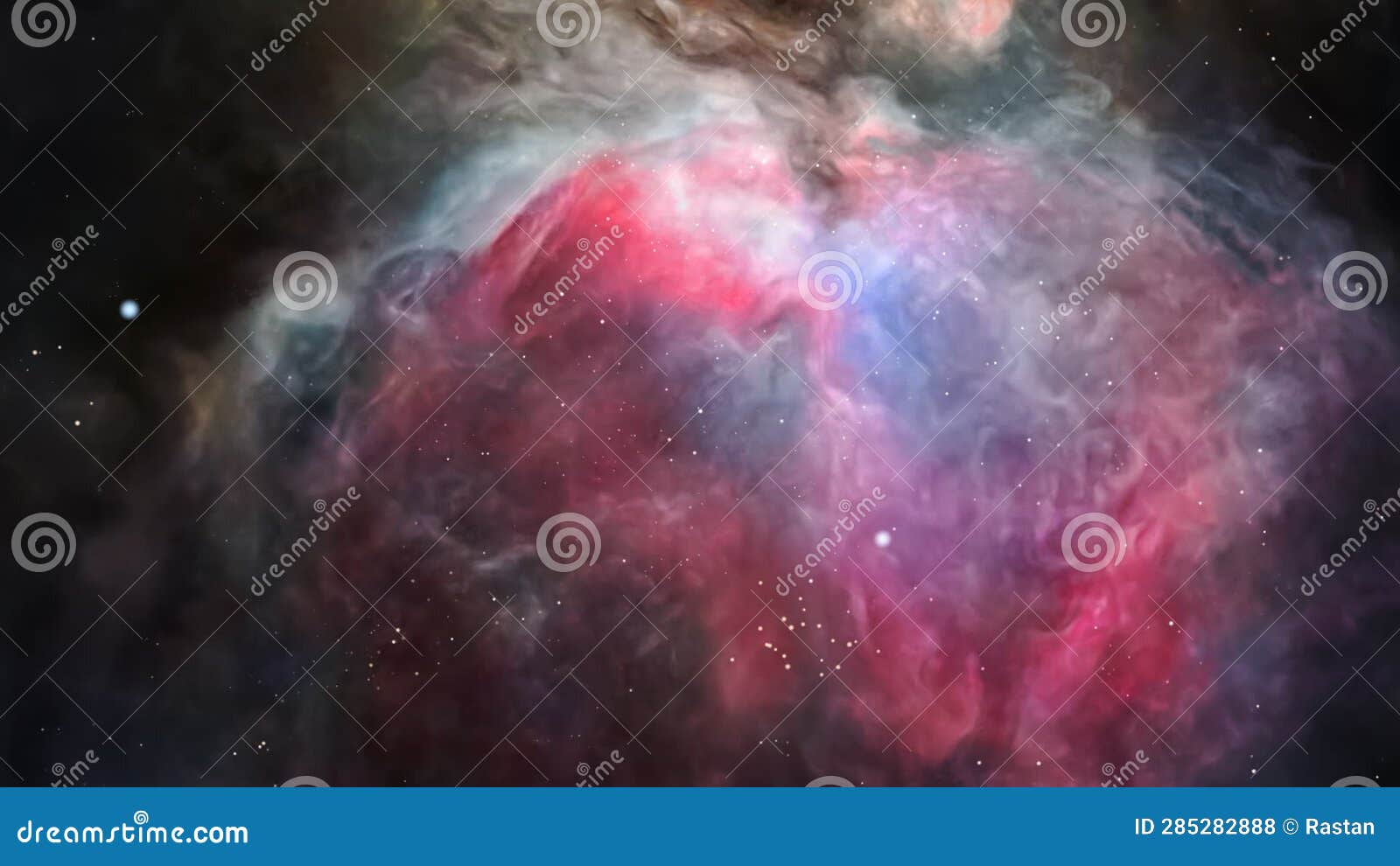 Deep into Orion Nebula stock footage. Video of cosmic - 285282888