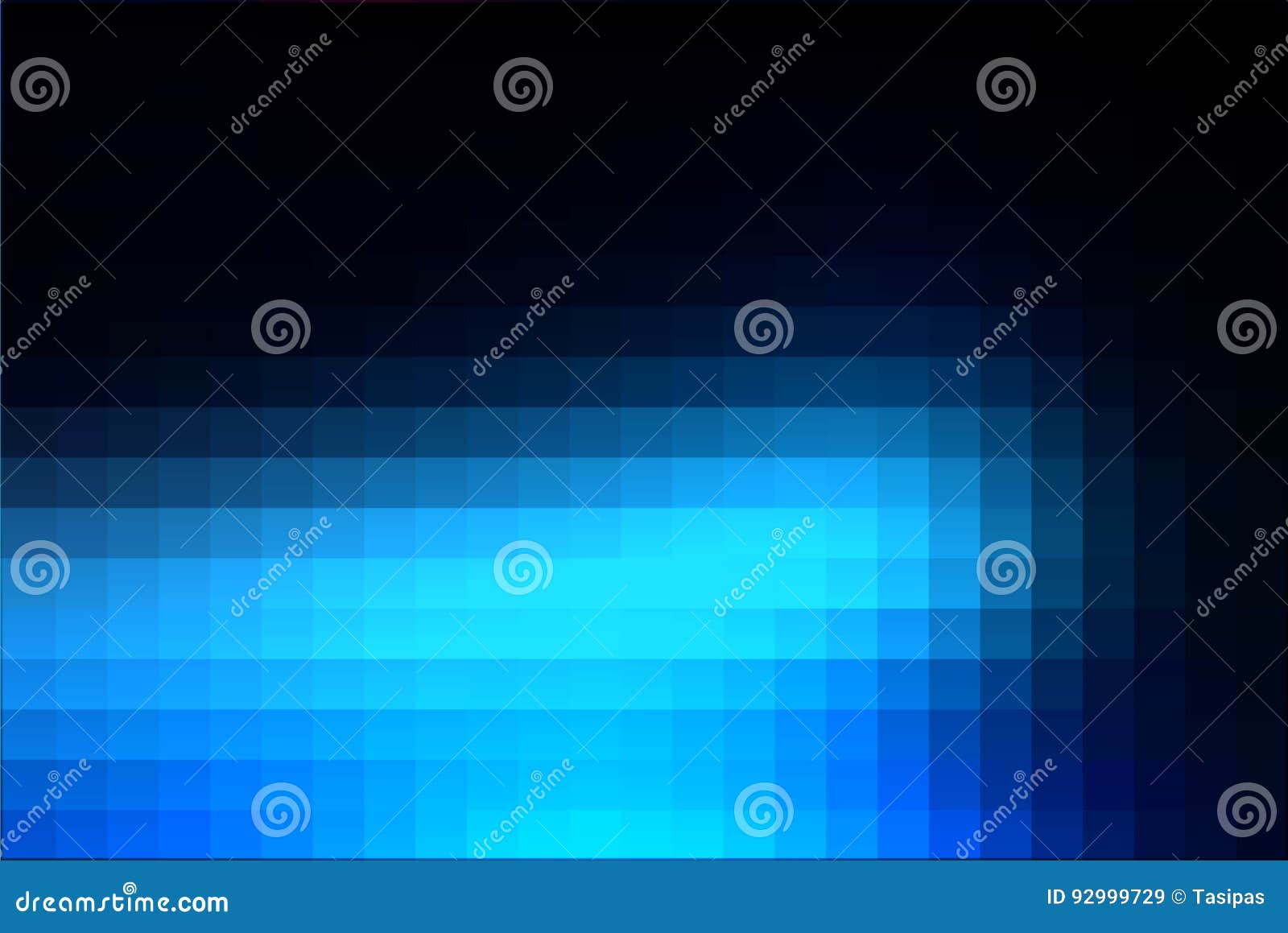 Deep And Pale Blue Occasional Opacity Mosaic Over White Vector ...