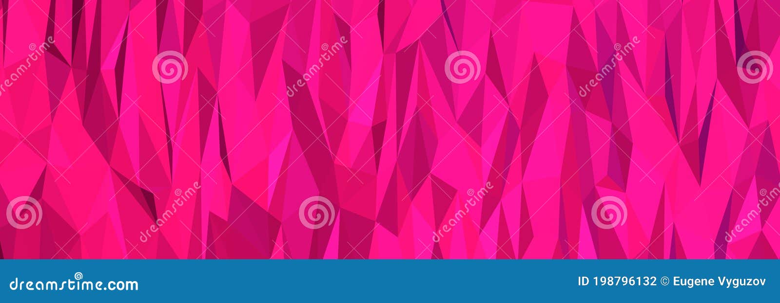 Deep Pink Abstract Background. Geometric Vector Illustration Stock ...