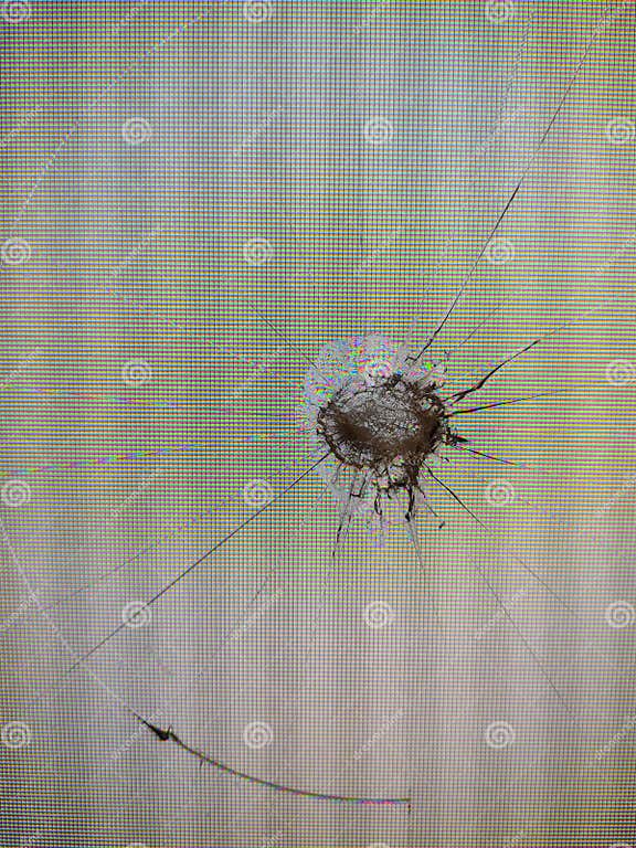 Broken LED Screen stock image. Image of pattern, damaged - 252206803