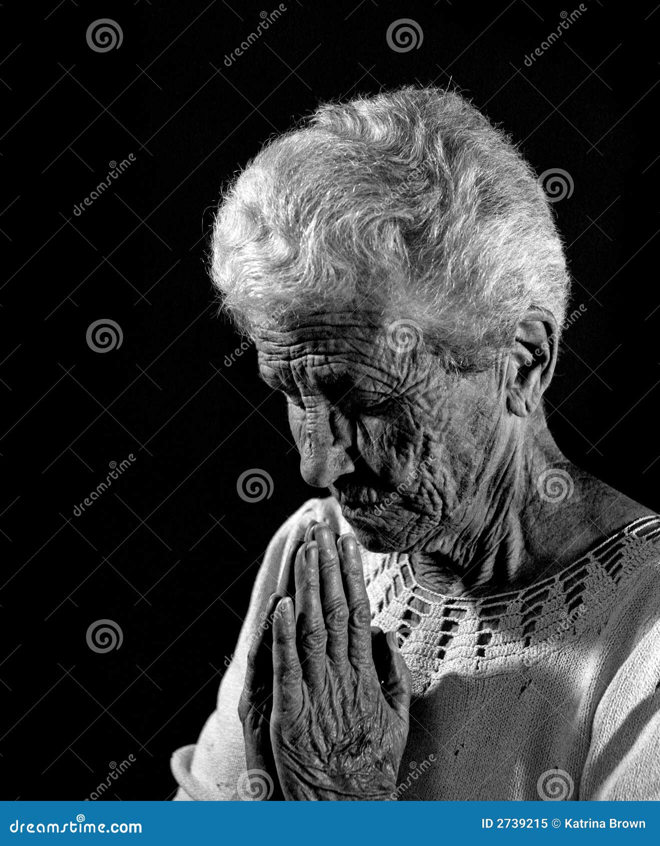 Deep in Prayer stock image. Image of religion, senior - 2739215