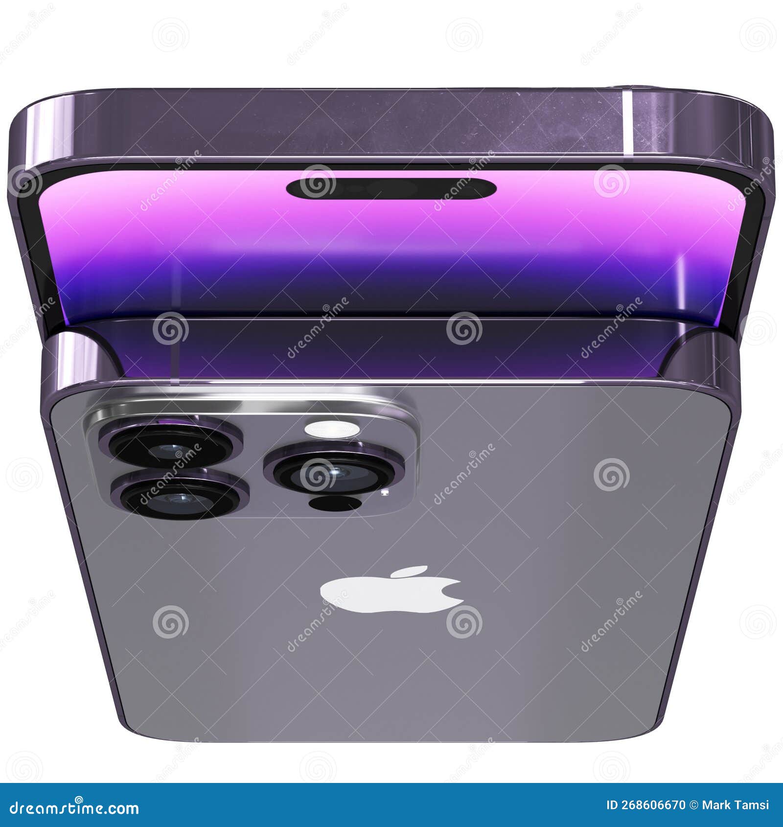 Deep Purple Apple IPhone 14 Pro Max Series. Editorial Image - Image of ...