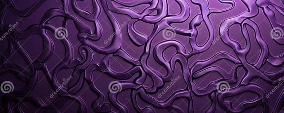 A Deep Purple Background Featuring a Pattern of Interlocking Lines ...