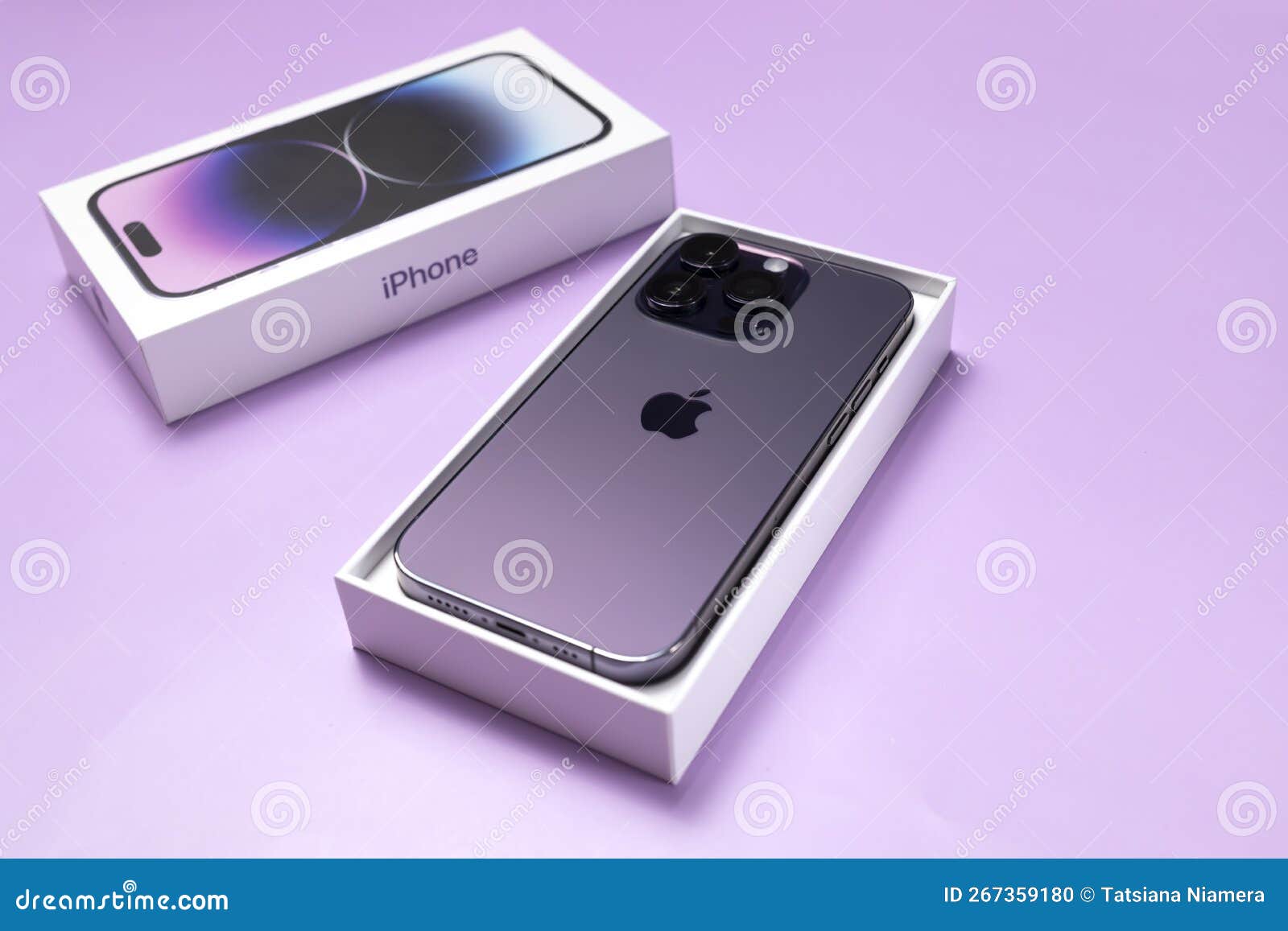 Deep Purple Colored IPhone 14 Pro with Features always-on Display, 48 ...