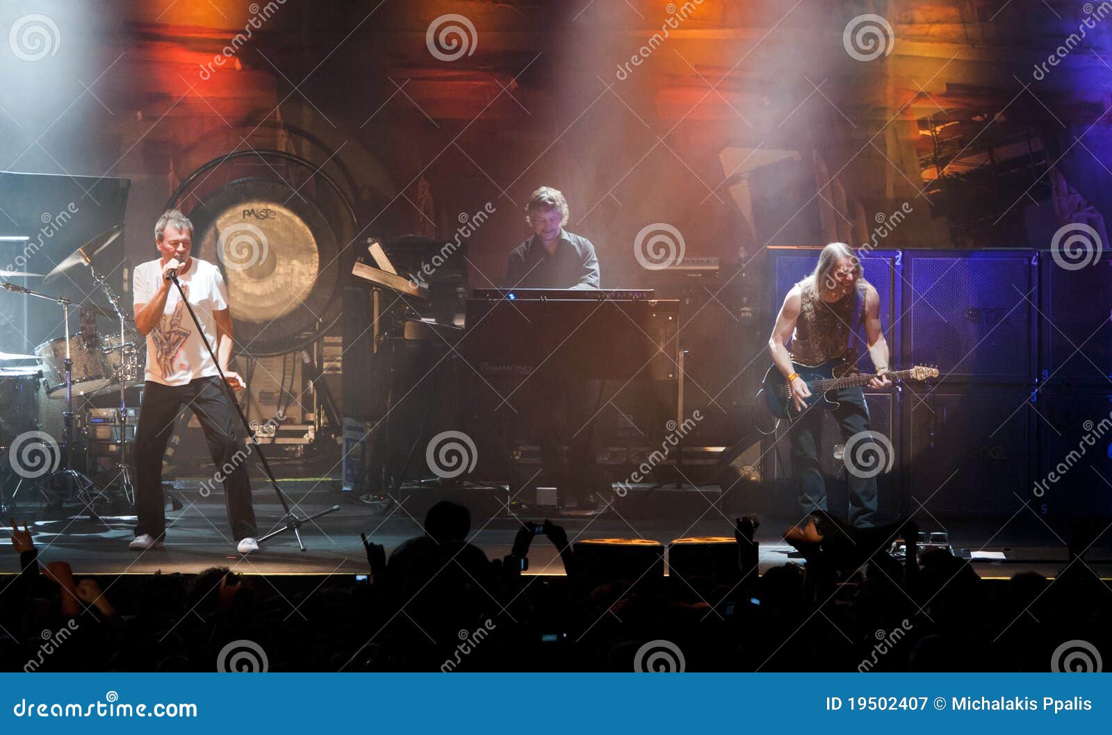 Deep Purple live in Cyprus editorial photography. Image of music - 19502407