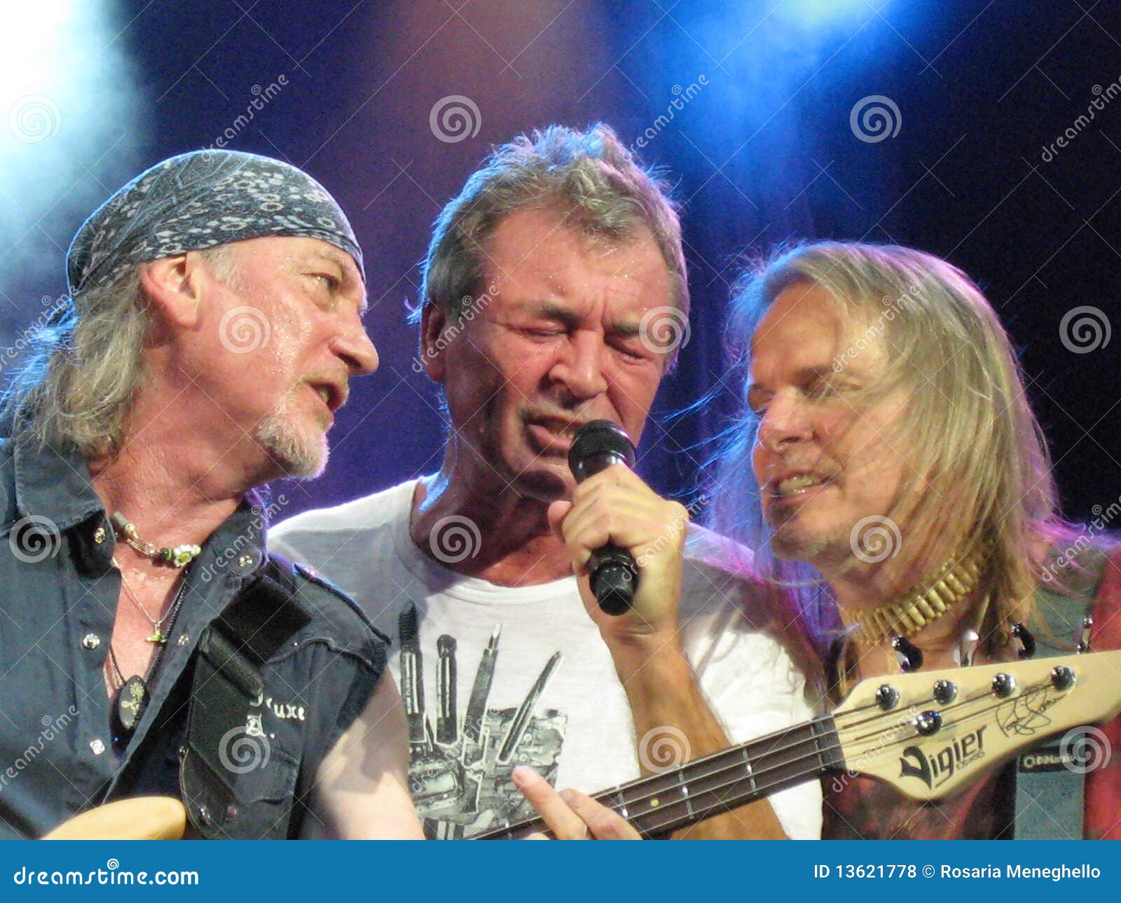 Deep Purple Singer Ian Gillan Bassist Roger Glover Drummer Ian Paice