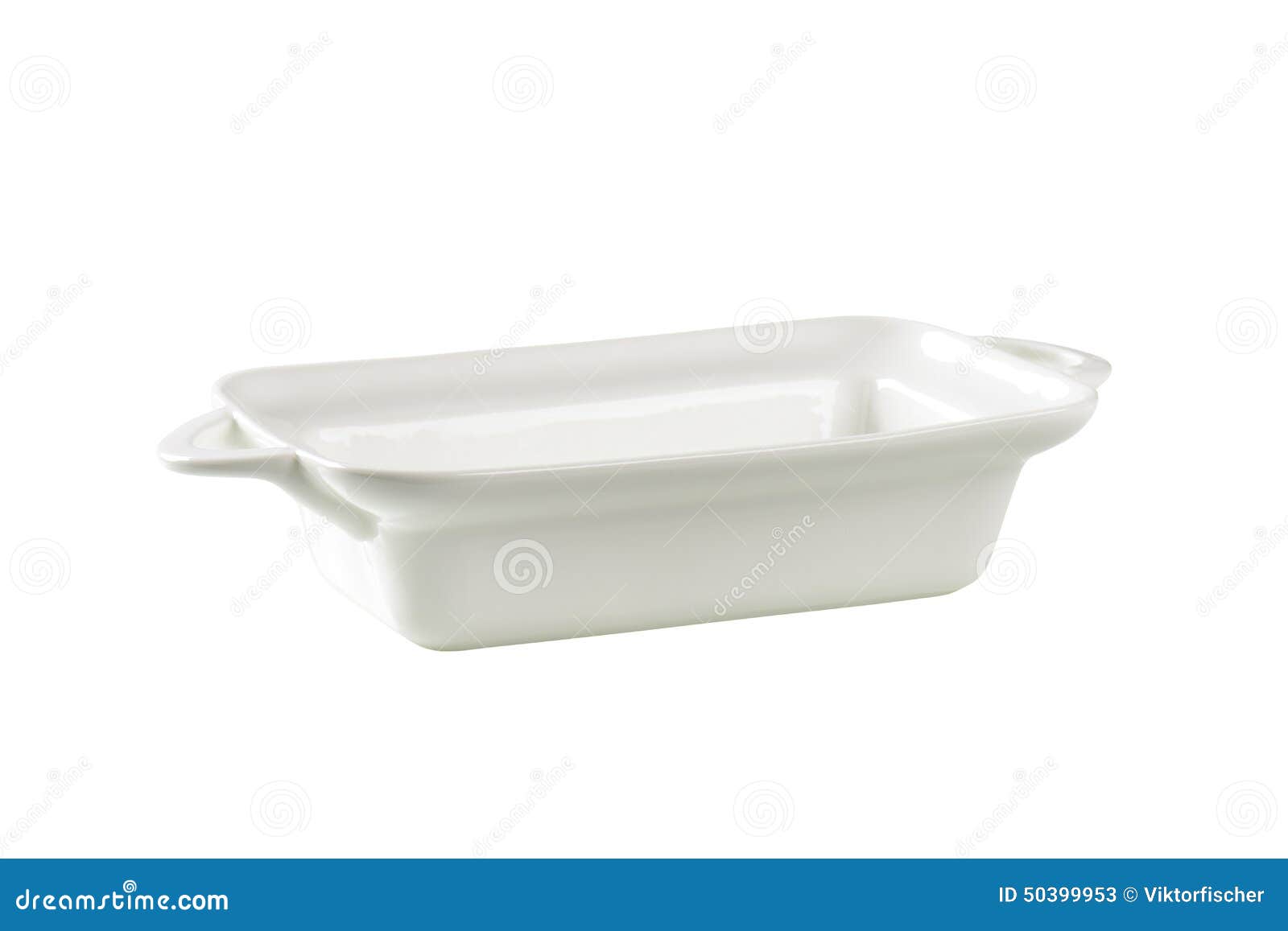 Deep Rectangular White Ceramic Dish Stock Image - Image of deep ...