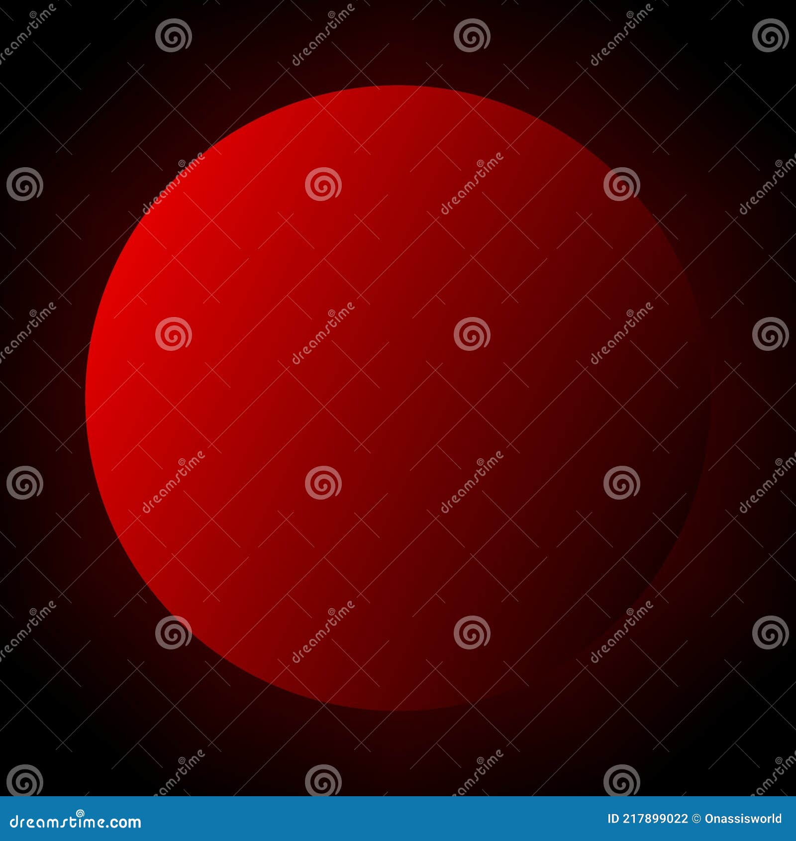 Deep Red Glow on Black Abstract Background Stock Illustration ...
