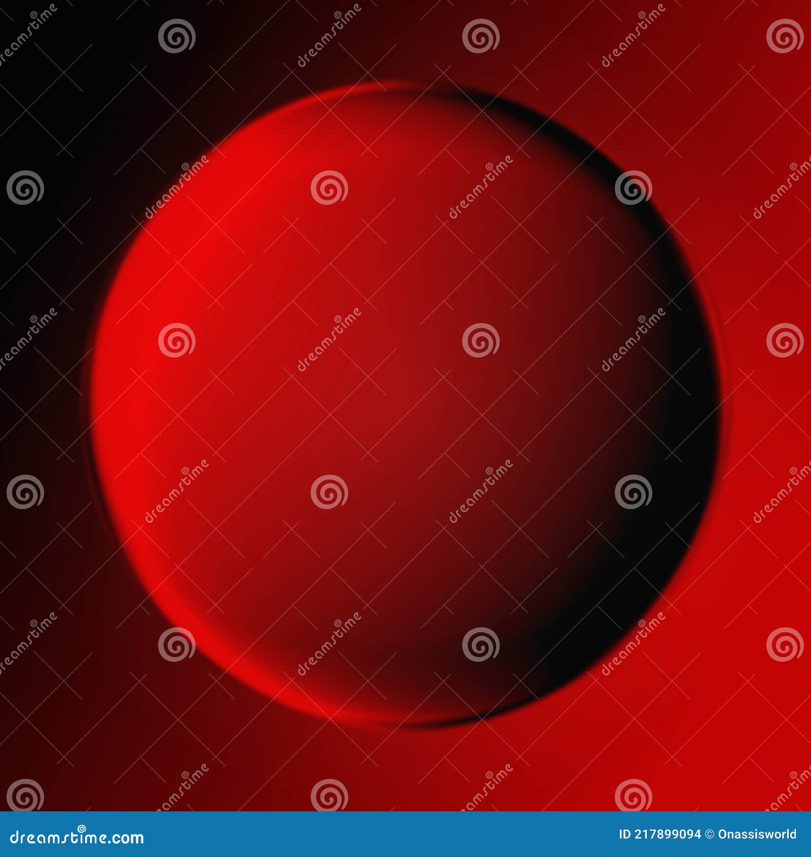 Deep Red Glow on Black Abstract Background Stock Illustration ...