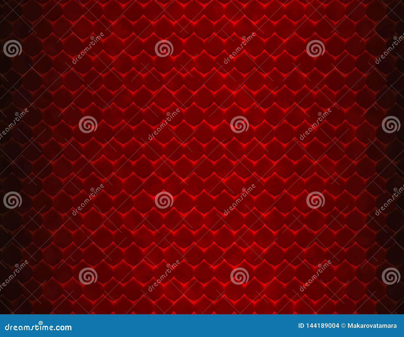 Deep Red Gradient Snake Skin Pattern, Flat Scale Stock Illustration ...