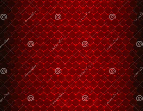 Deep Red Gradient Snake Skin Pattern, Flat Scale Stock Illustration ...