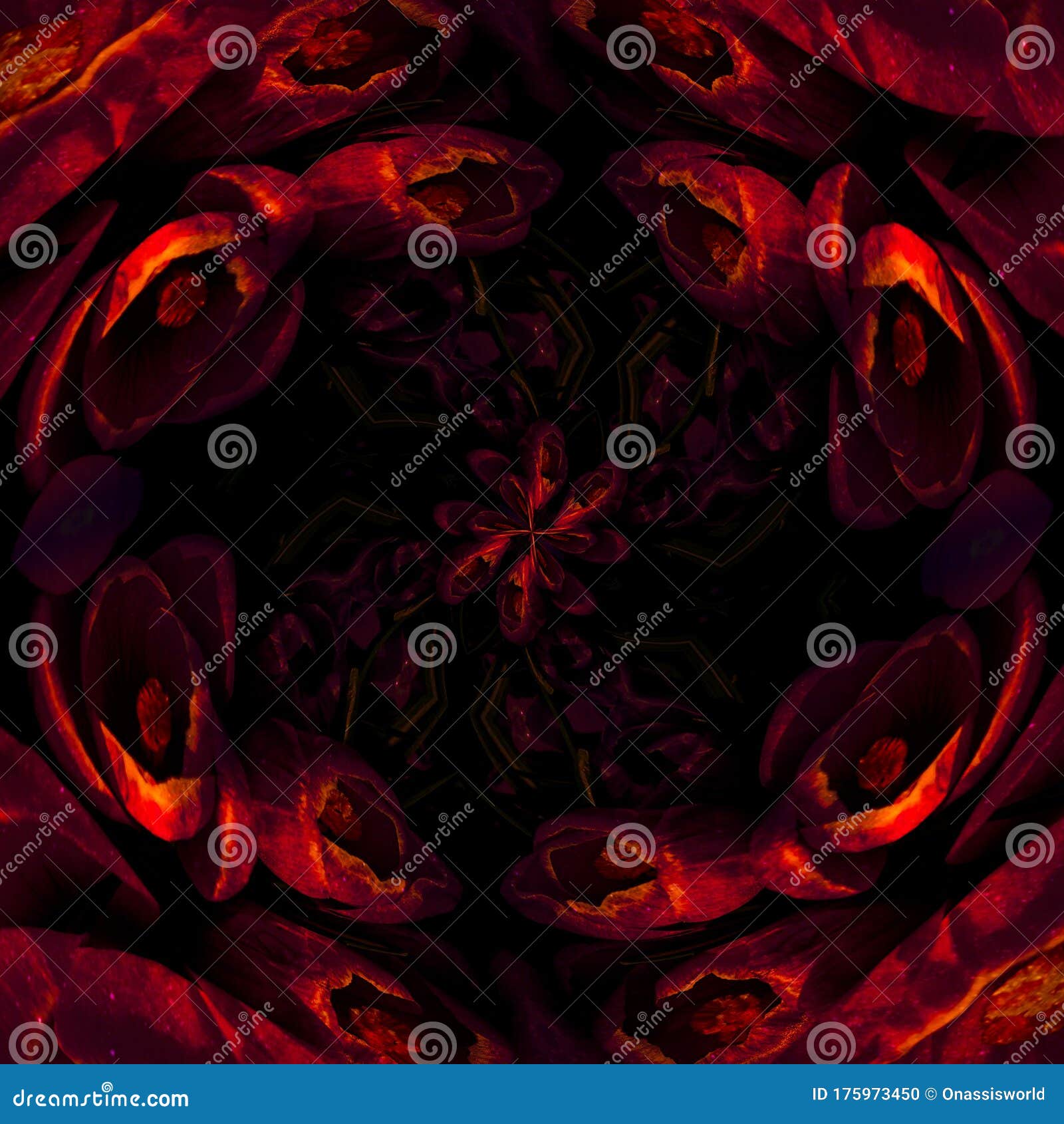 Deep Red Rose Petals Abstract Art Background Stock Illustration ...