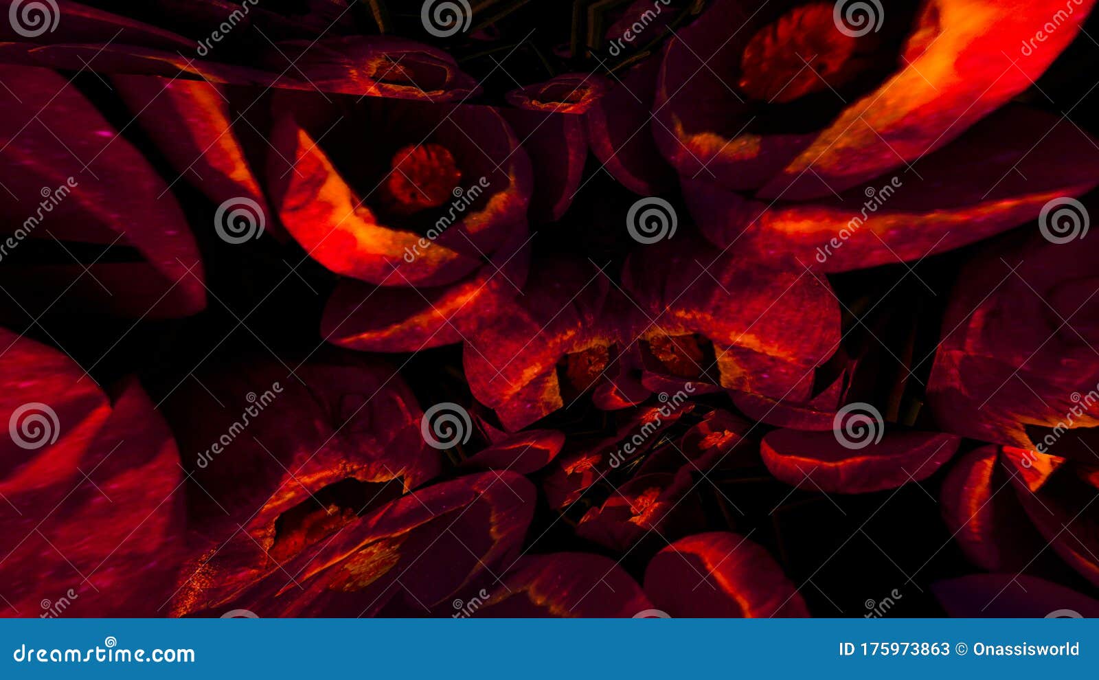 Deep Red Rose Petals Abstract Art Background Stock Illustration ...