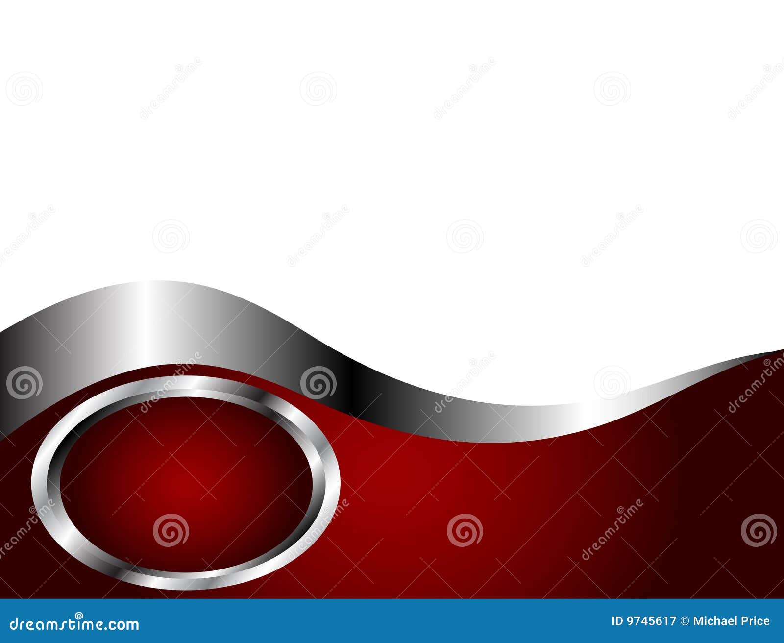 A Deep Red,Silver and White Business Card Template Stock Vector ...