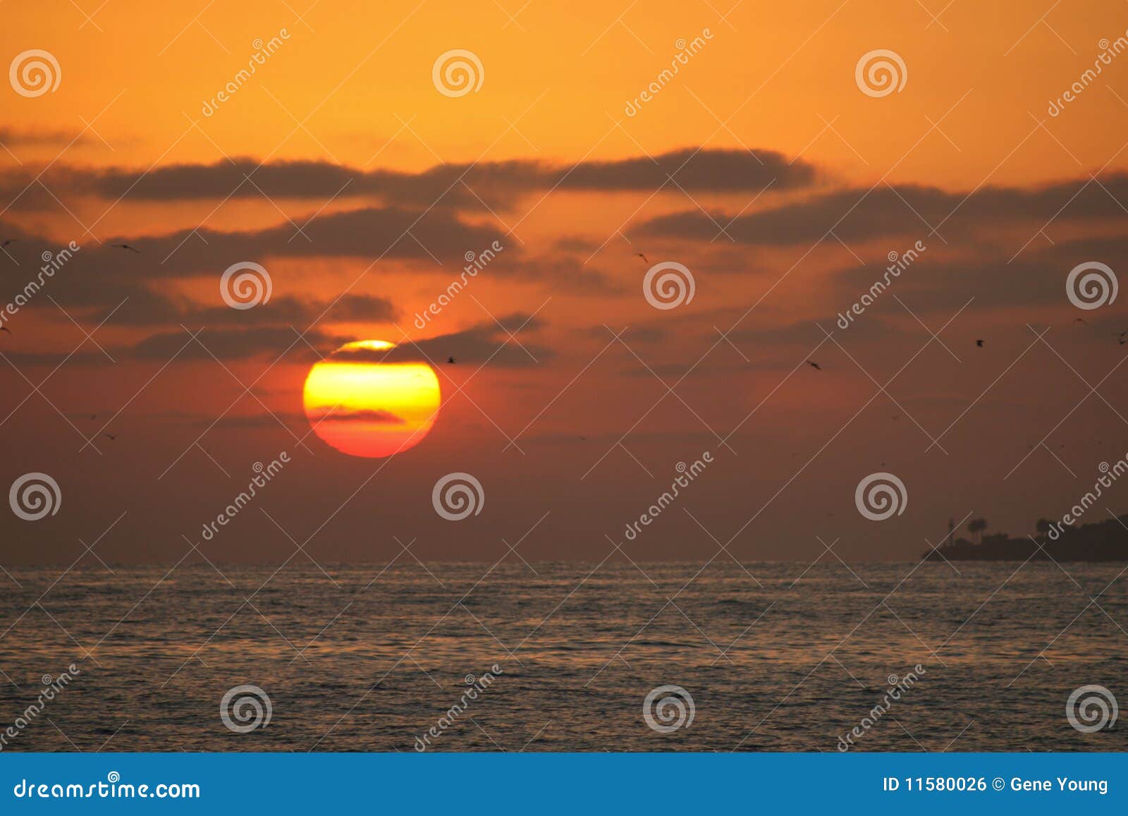 Deep Red Sunset stock photo. Image of sunset, clouds - 11580026