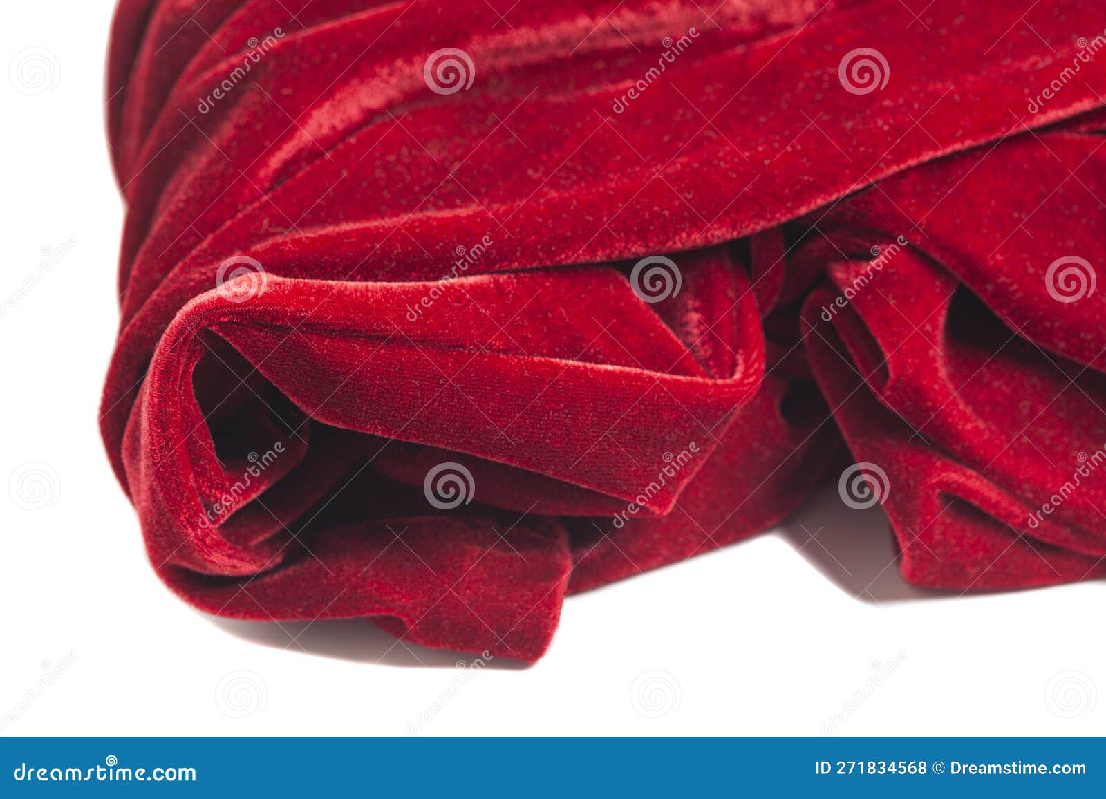 Deep Red Velvet Clothes Fragment Stock Photo - Image of decoration ...