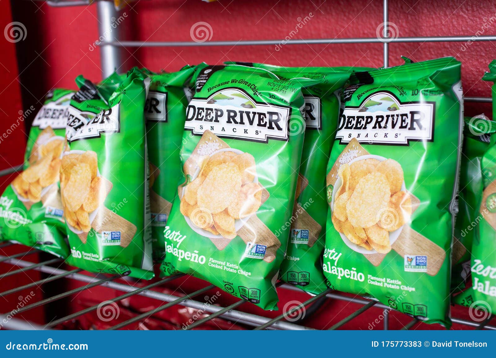 Deep River chips editorial stock photo. Image of brand - 175773383
