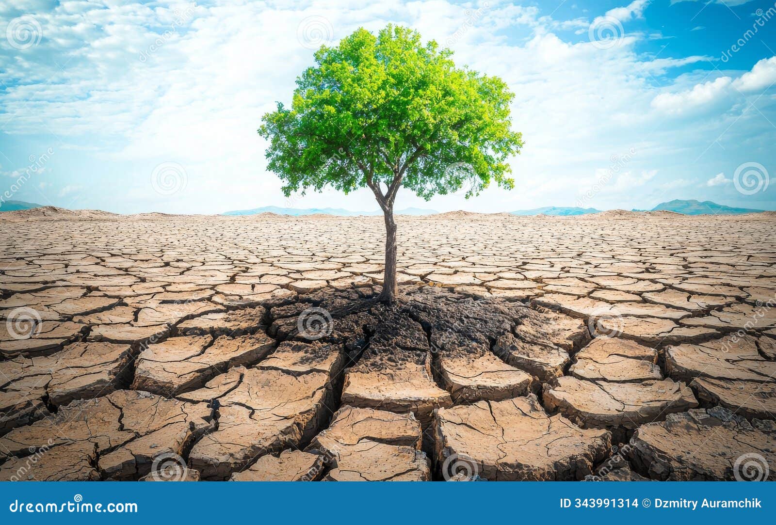 With Deep Roots Anchoring it in Dry Soil, a Drought-resistant Tree ...