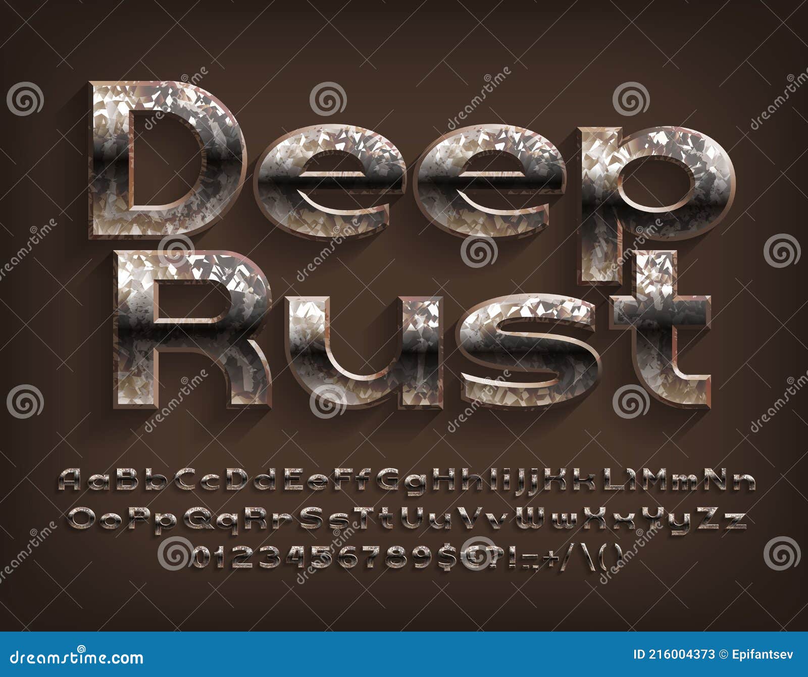 Rust Alphabet Font. 3d Damaged Metal Letters And Numbers. Dark Wood ... Rust Alphabet Font. 3d Damaged Metal Letters And Numbers. Dark Wood ...