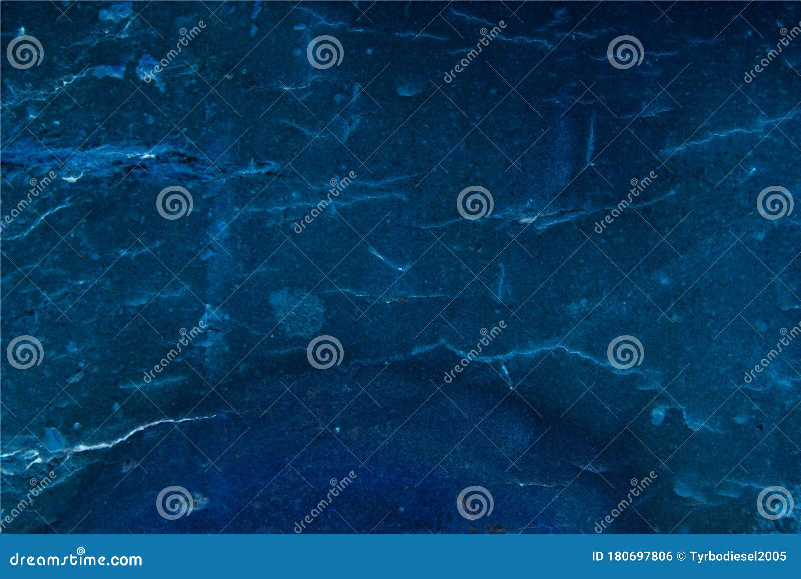 Deep Saturated Blue Color, Abstract Background, Processed Natural ...