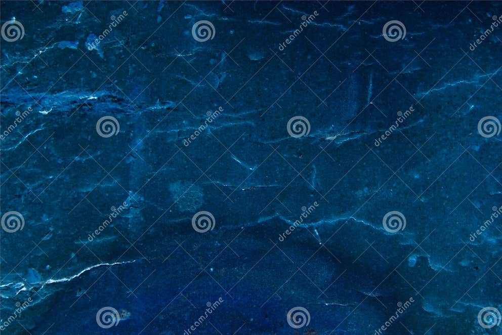 Deep Saturated Blue Color, Abstract Background, Processed Natural ...