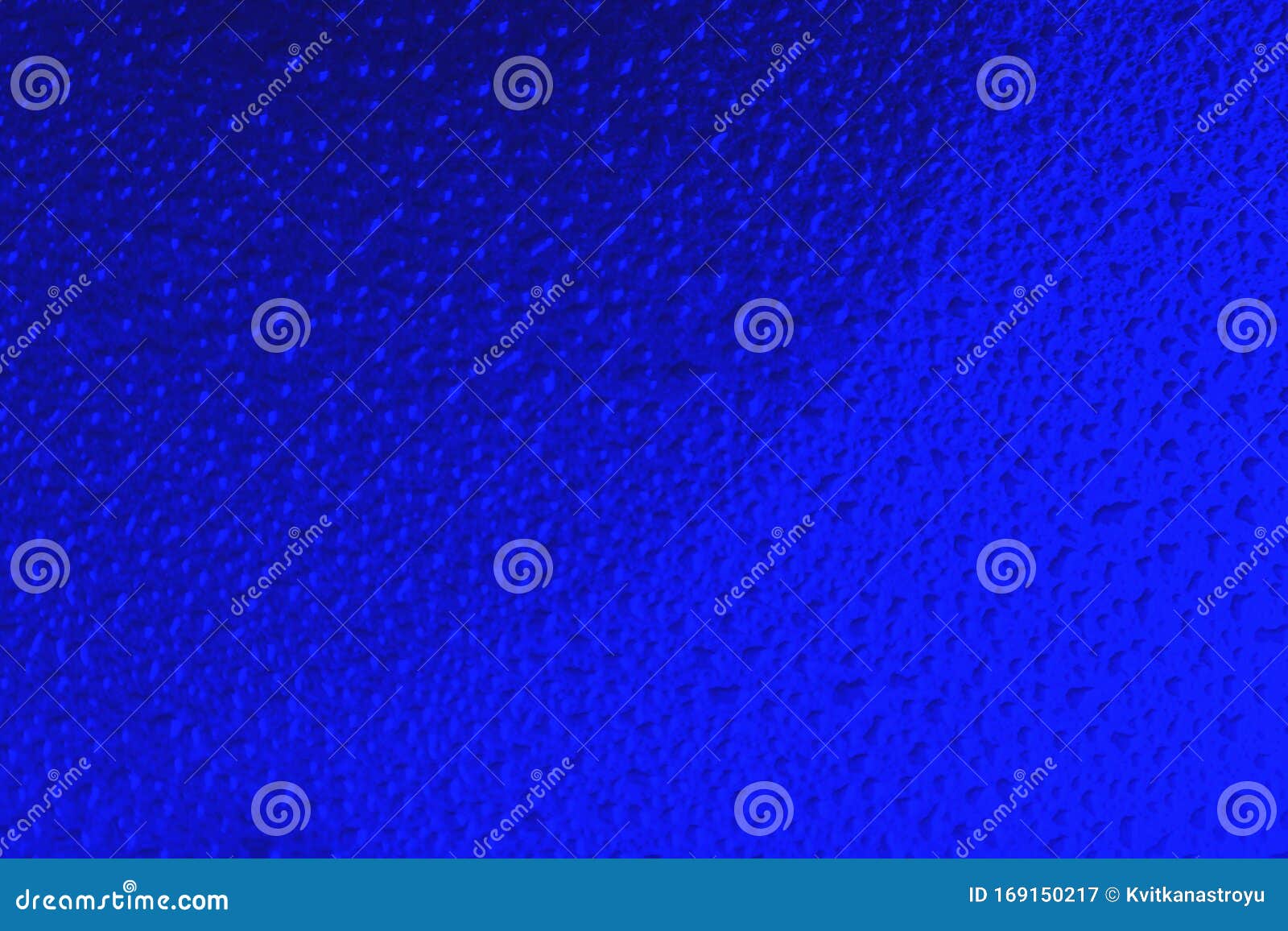 Deep Saturated Blue Gradient Color Background with Water Drop Pattern ...
