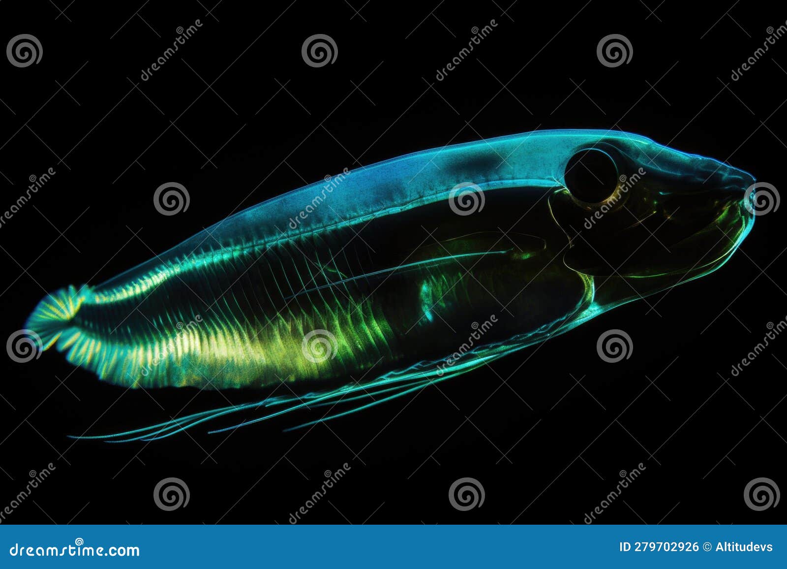 Deep-sea Creature Bioluminescent Scales Reflect the Light from Above ...