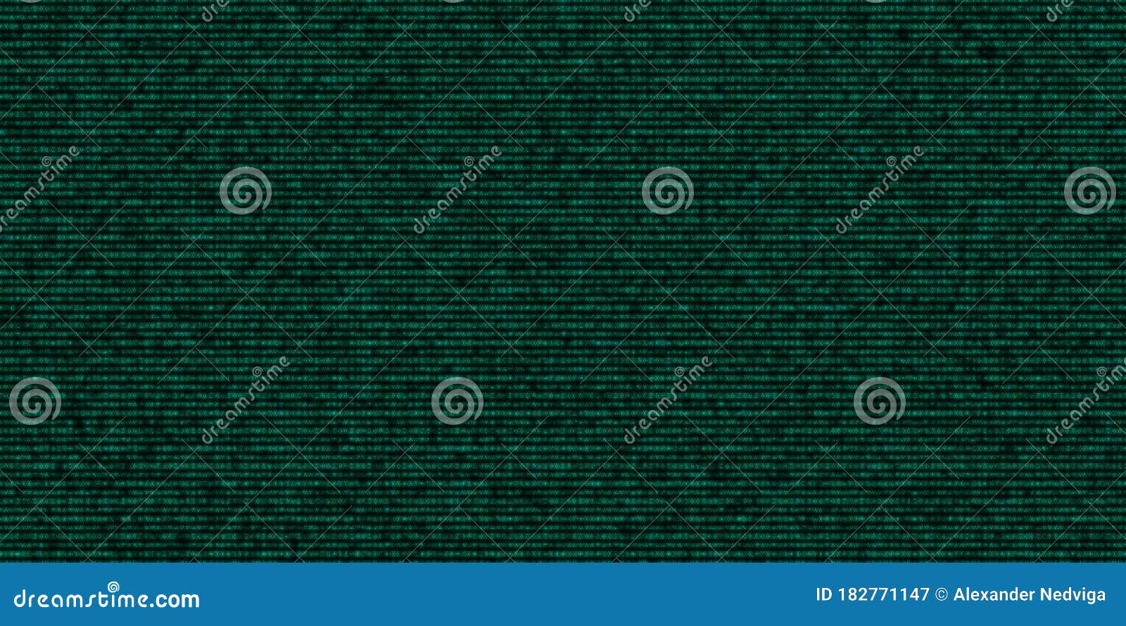 Deep Sea Green Dna Data Code Background. Stock Illustration ...