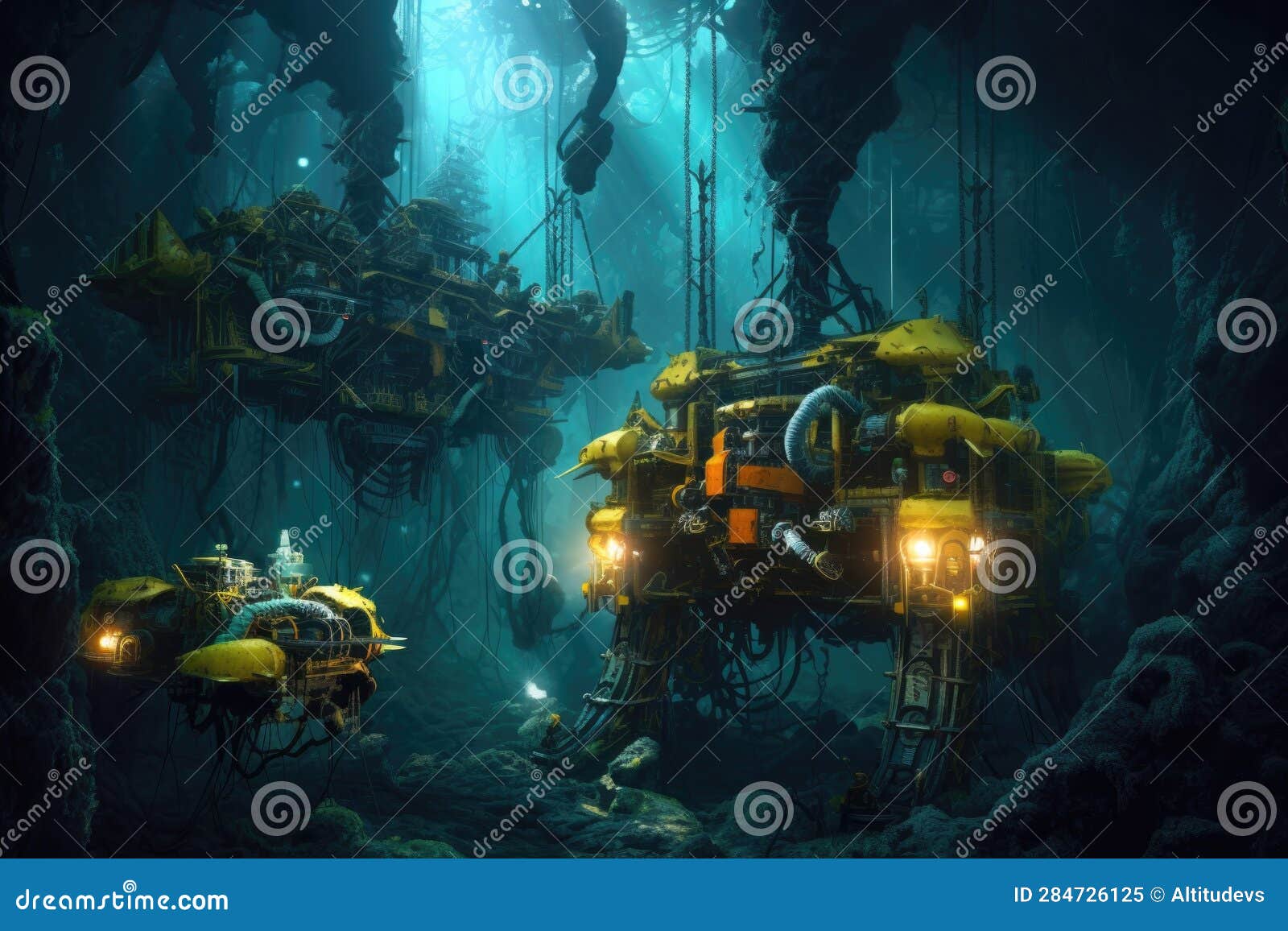 Deep-sea Mining Operation with Robotic Machinery Stock Image - Image of ... Deep-sea Mining Operation with Robotic Machinery Stock Image - Image of ...