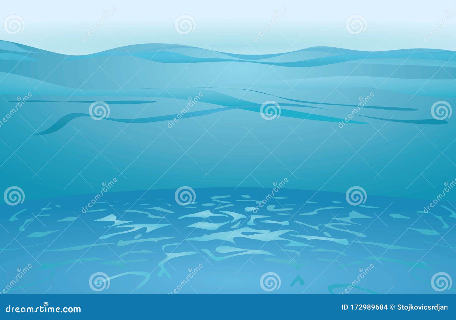 Deep sea water stock vector. Illustration of liquid - 172989684