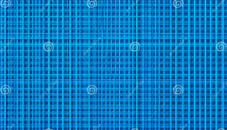 Vibrant Blue Grid Pattern Creates a Mesmerizing Visual Texture Stock ...