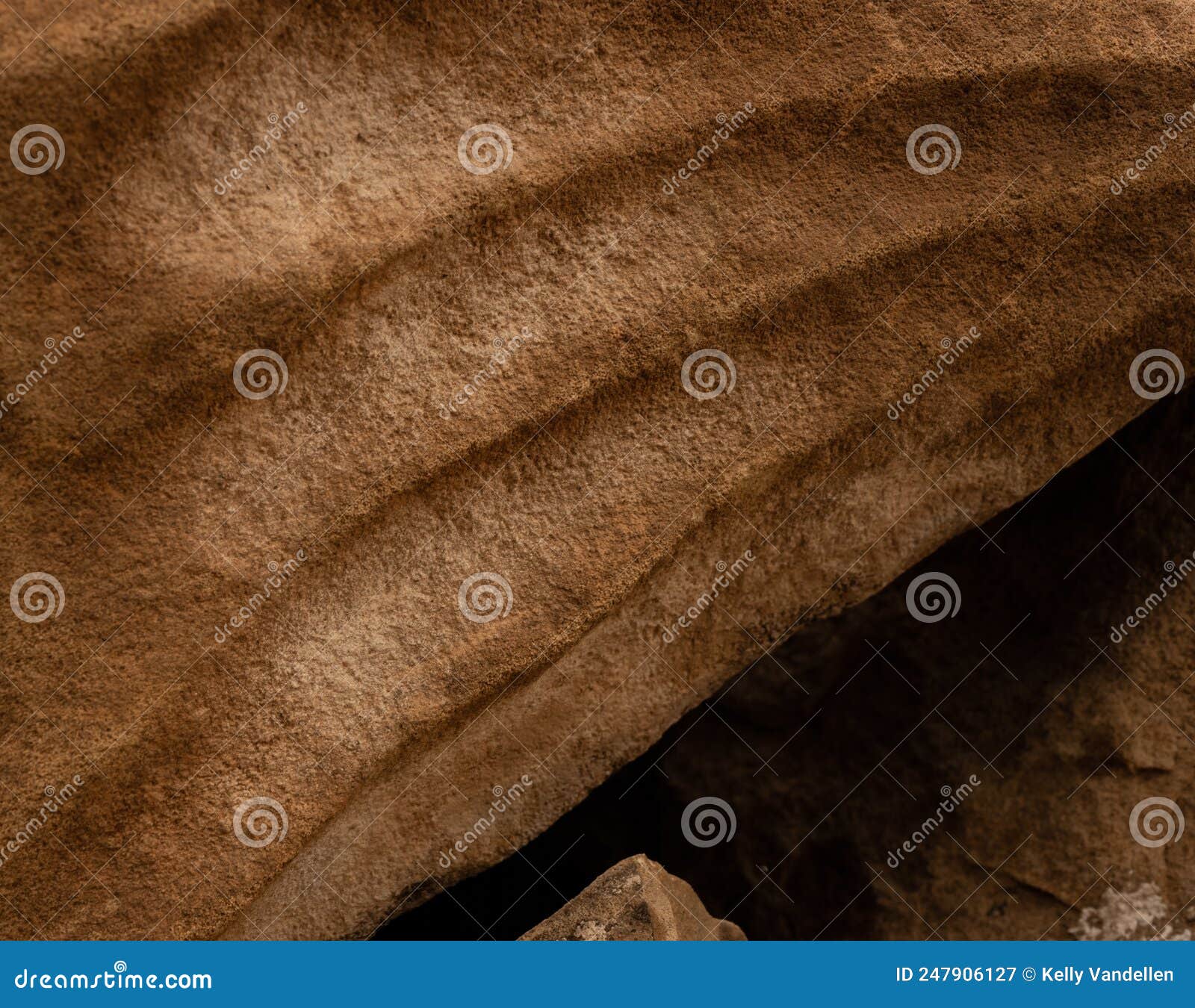 Deep Shadow Under Scalloped Rock Stock Image - Image of outdoor, rocks ...