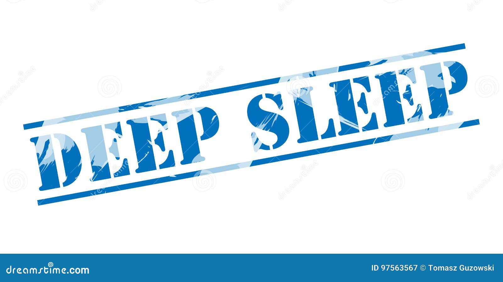 Deep sleep blue stamp stock illustration. Illustration of grunge - 97563567