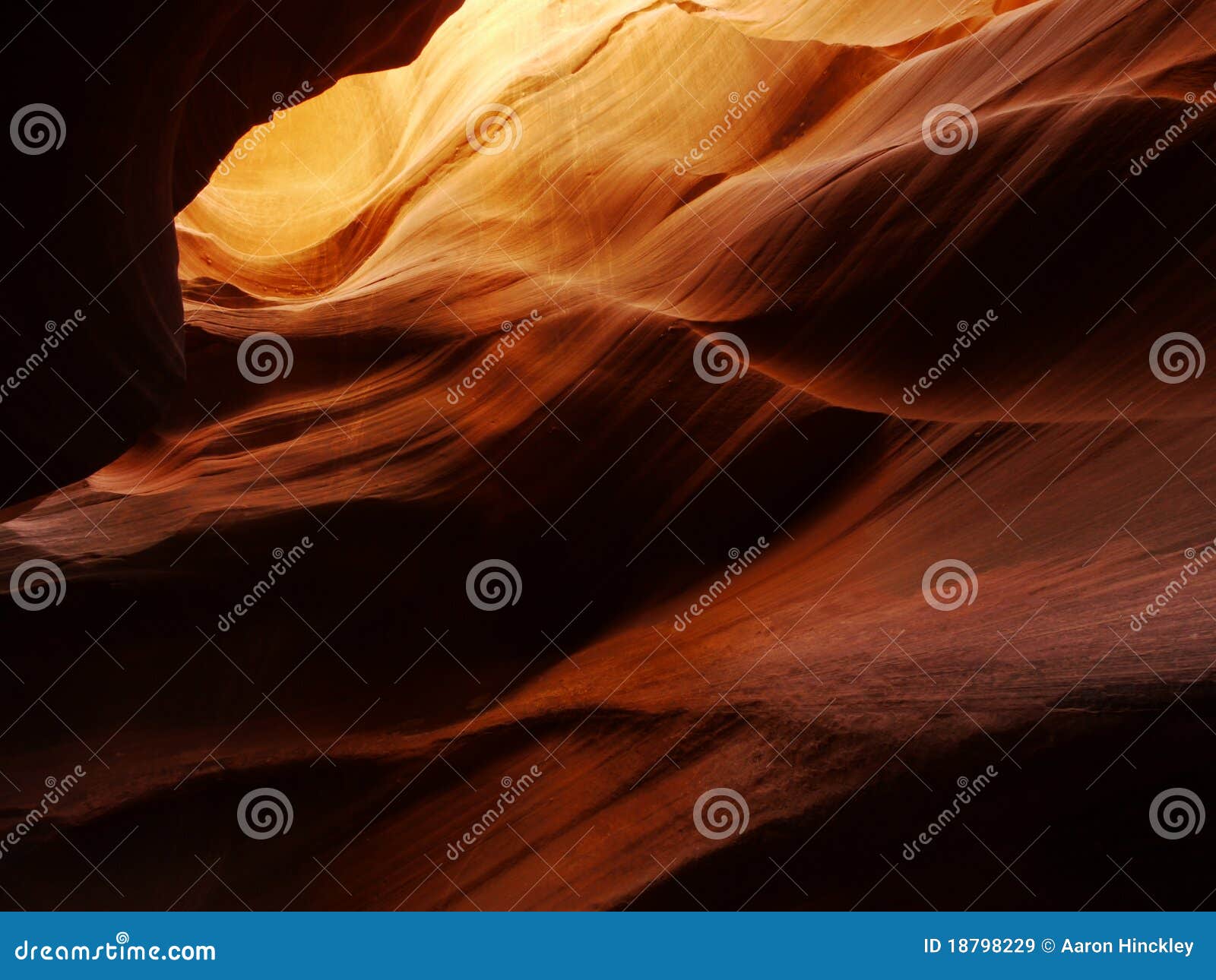 Deep slot canyon contours stock image. Image of desert - 18798229