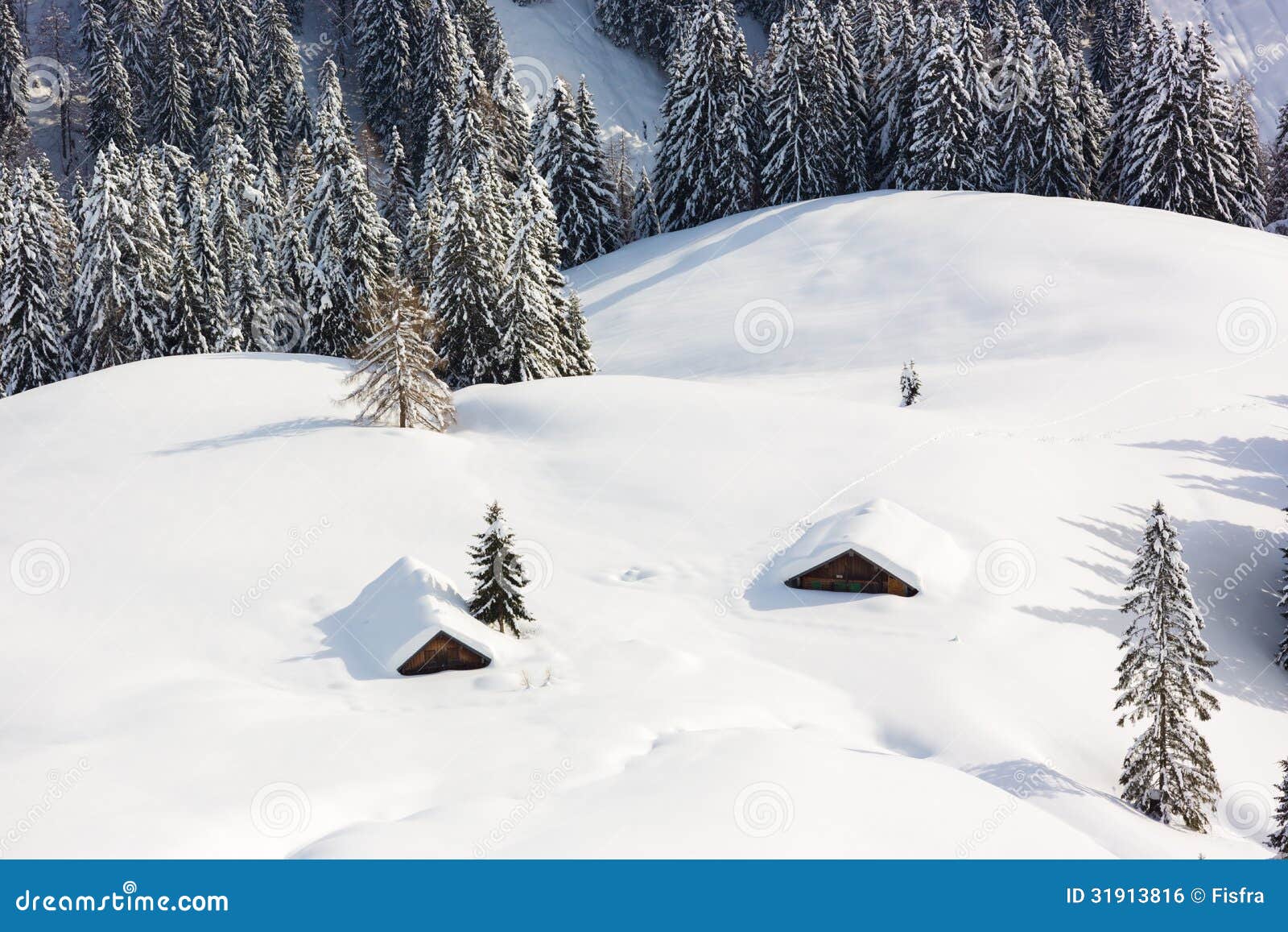 Deep Snow in Alps, Berchtesgaden, Bavaria, Germany Stock Photo - Image ...