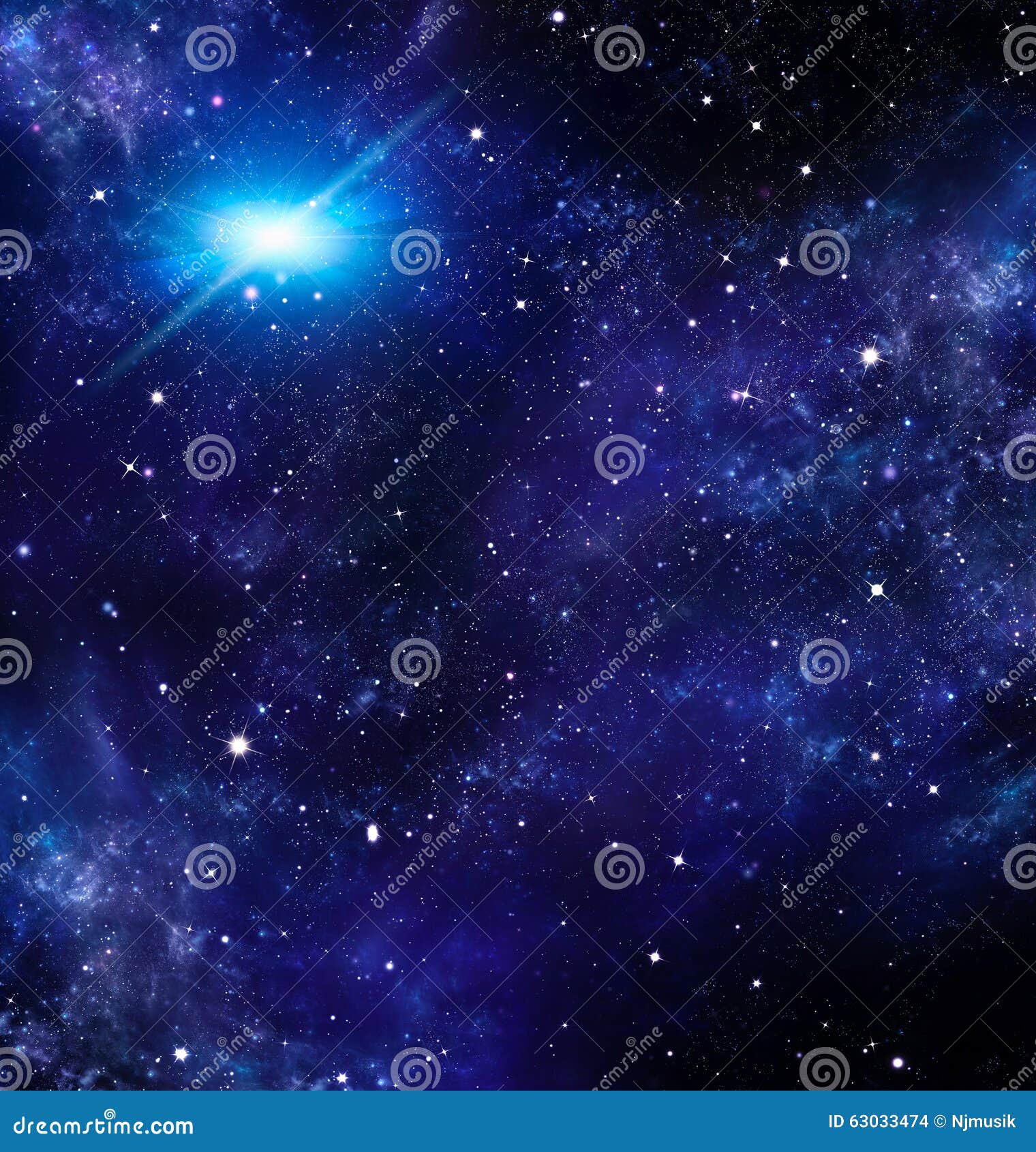 Deep Space, Abstract Background Stock Illustration - Illustration of ...