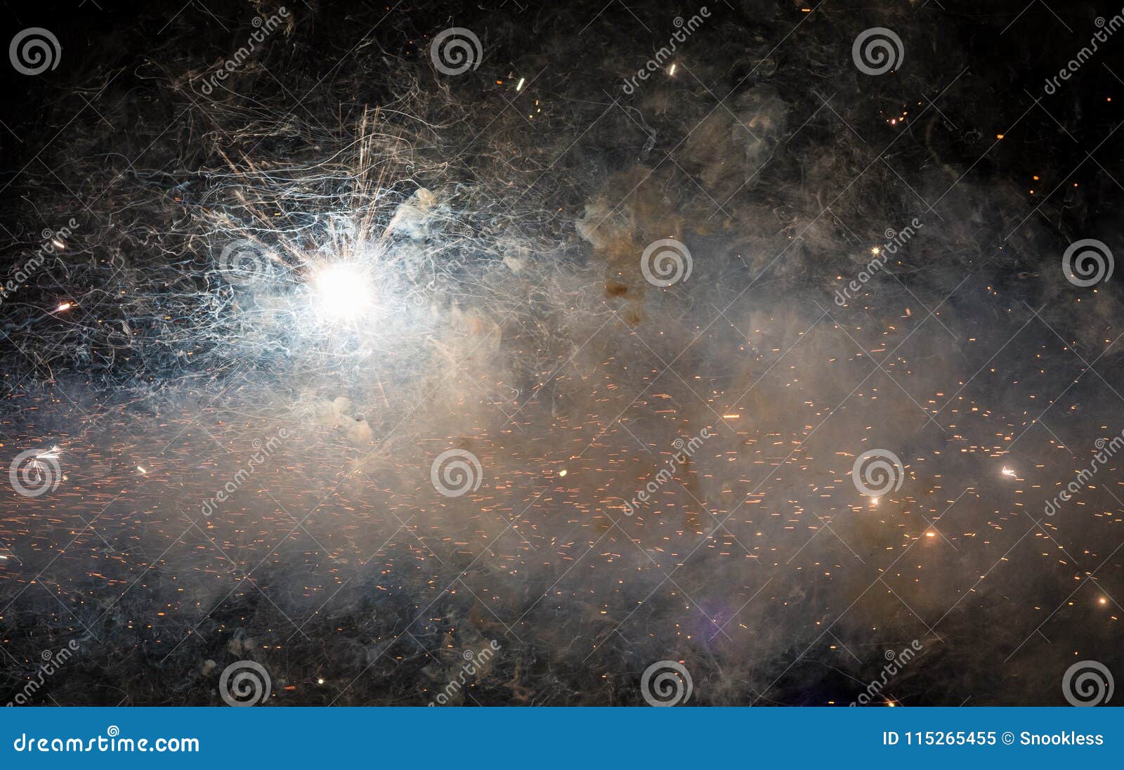 Deep Space Background - Close Up Fireworks Stock Image - Image of ...
