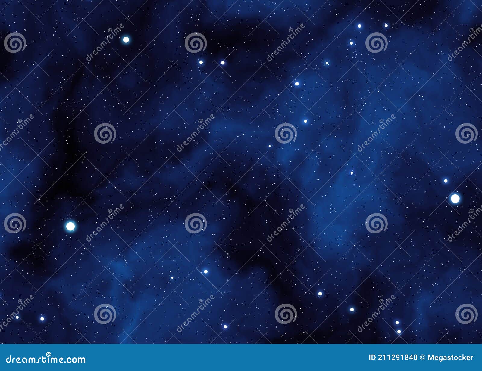 Deep Space - Colorful Abstract Image Stock Illustration - Illustration ...