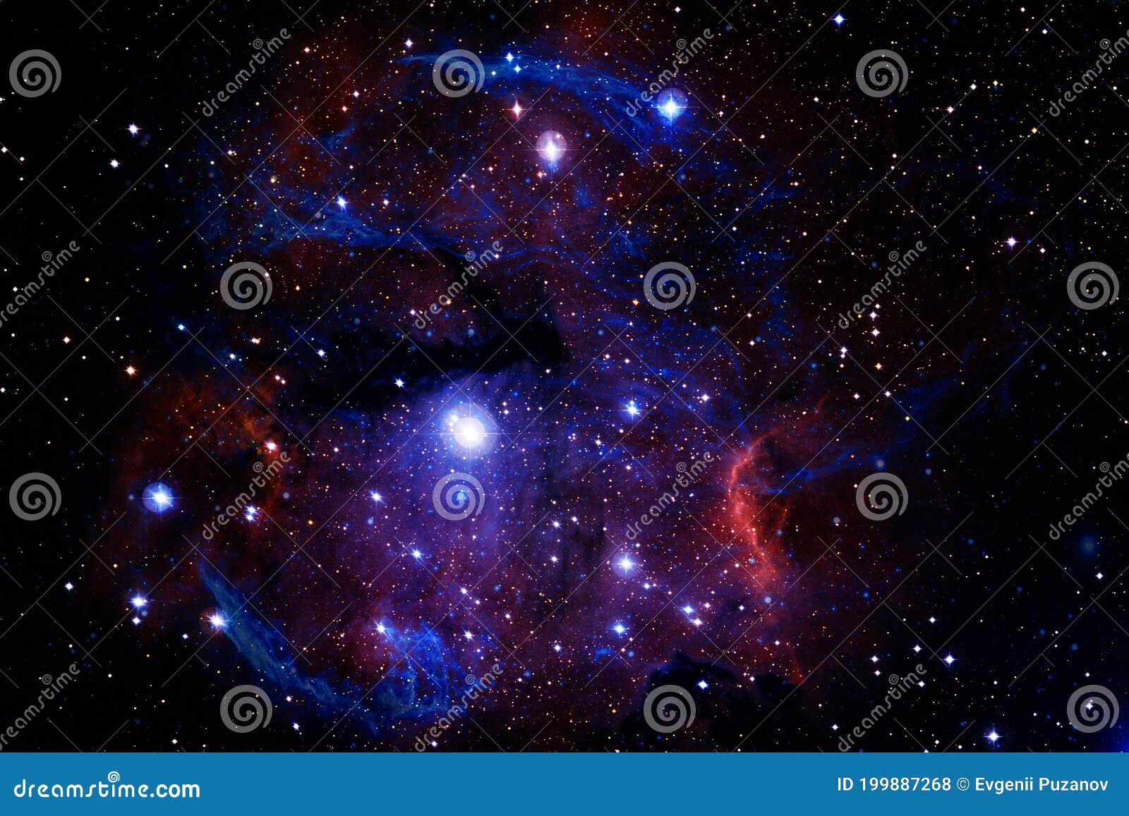 Deep Space. Elements of this Image Furnished by NASA Stock Illustration ...