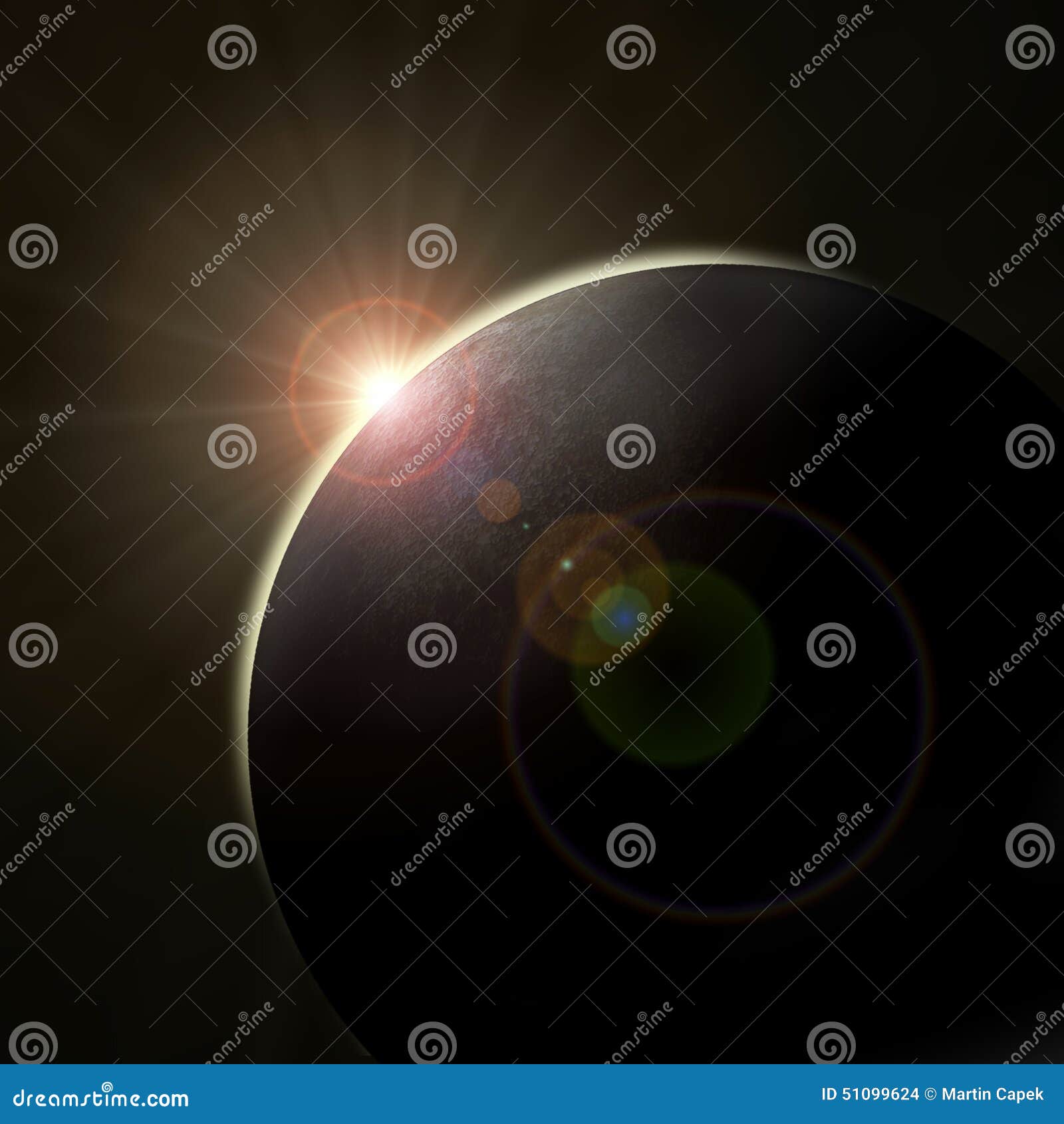Deep Space Exoplanet Illustration Stock Illustration - Illustration of ...